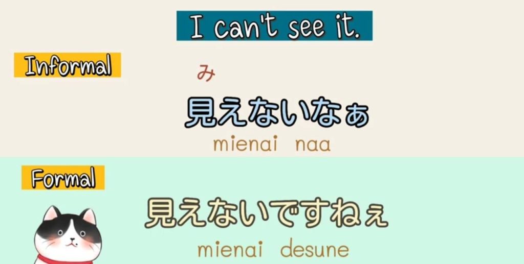 50 Informal and Formal Japanese Phrases: Part 1