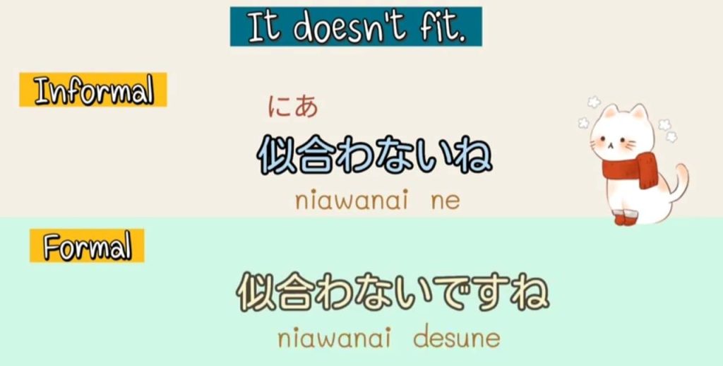 50 Informal and Formal Japanese Phrases: Part 1