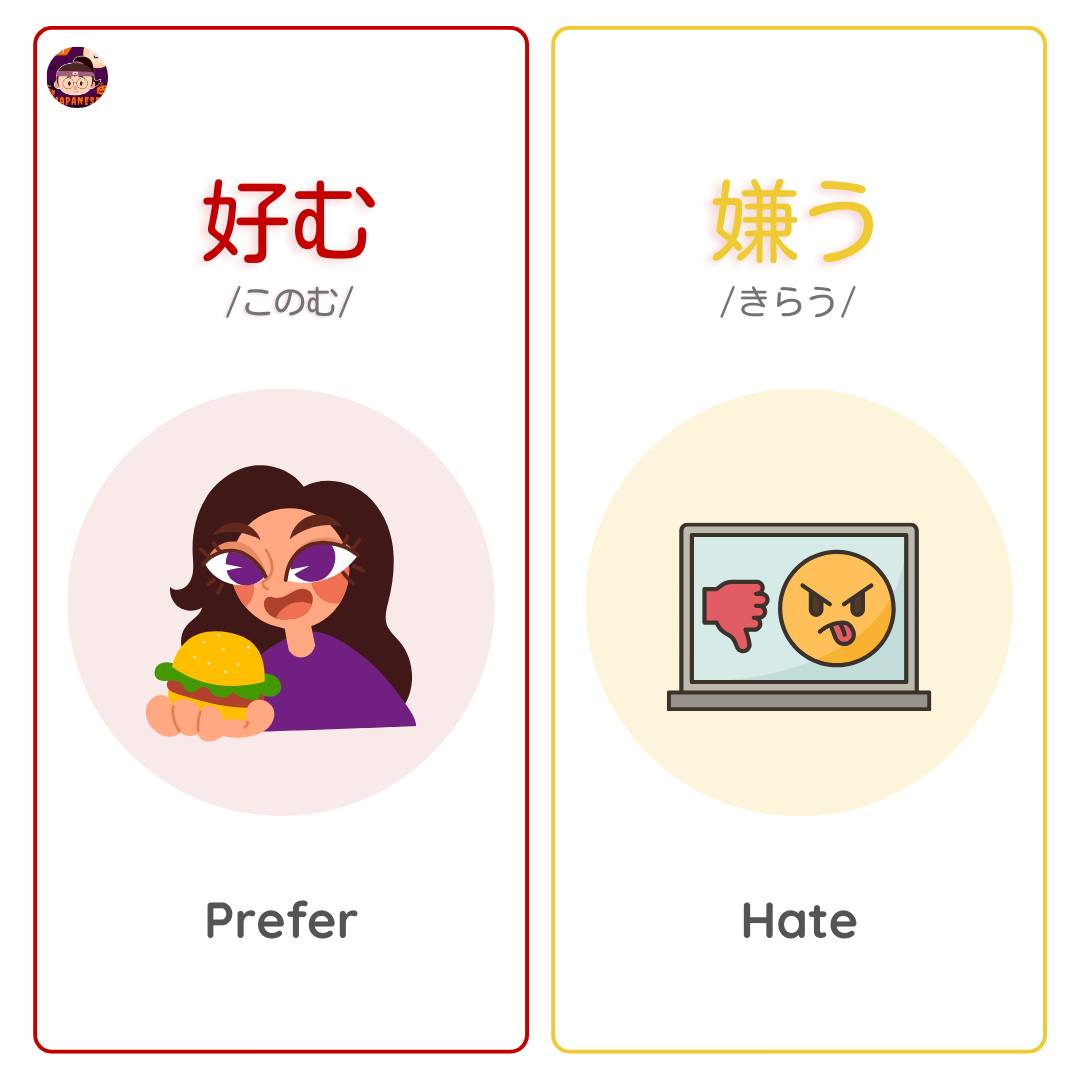 Opposites in Japanese