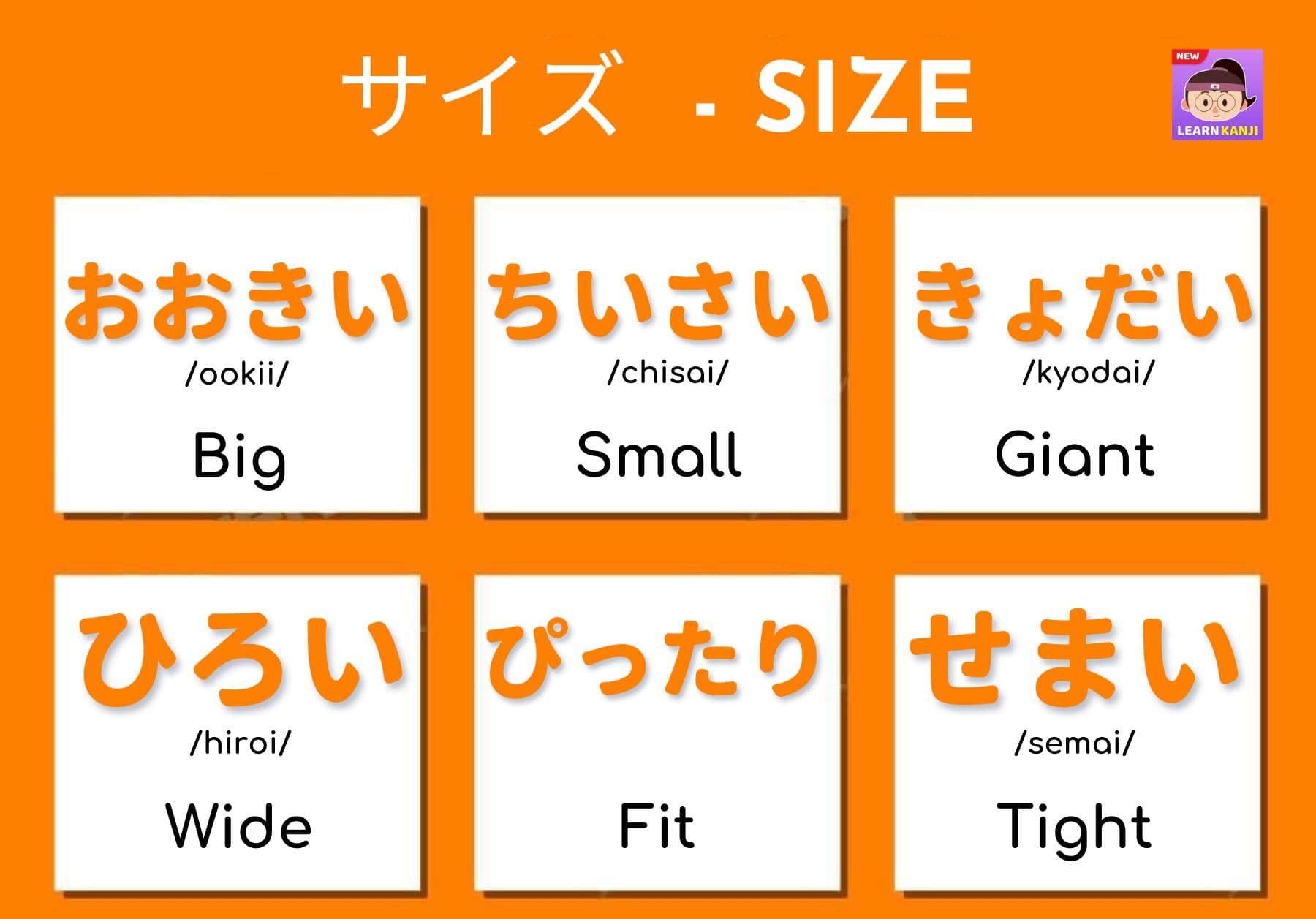 Basic Japanese Nouns and Adjectives