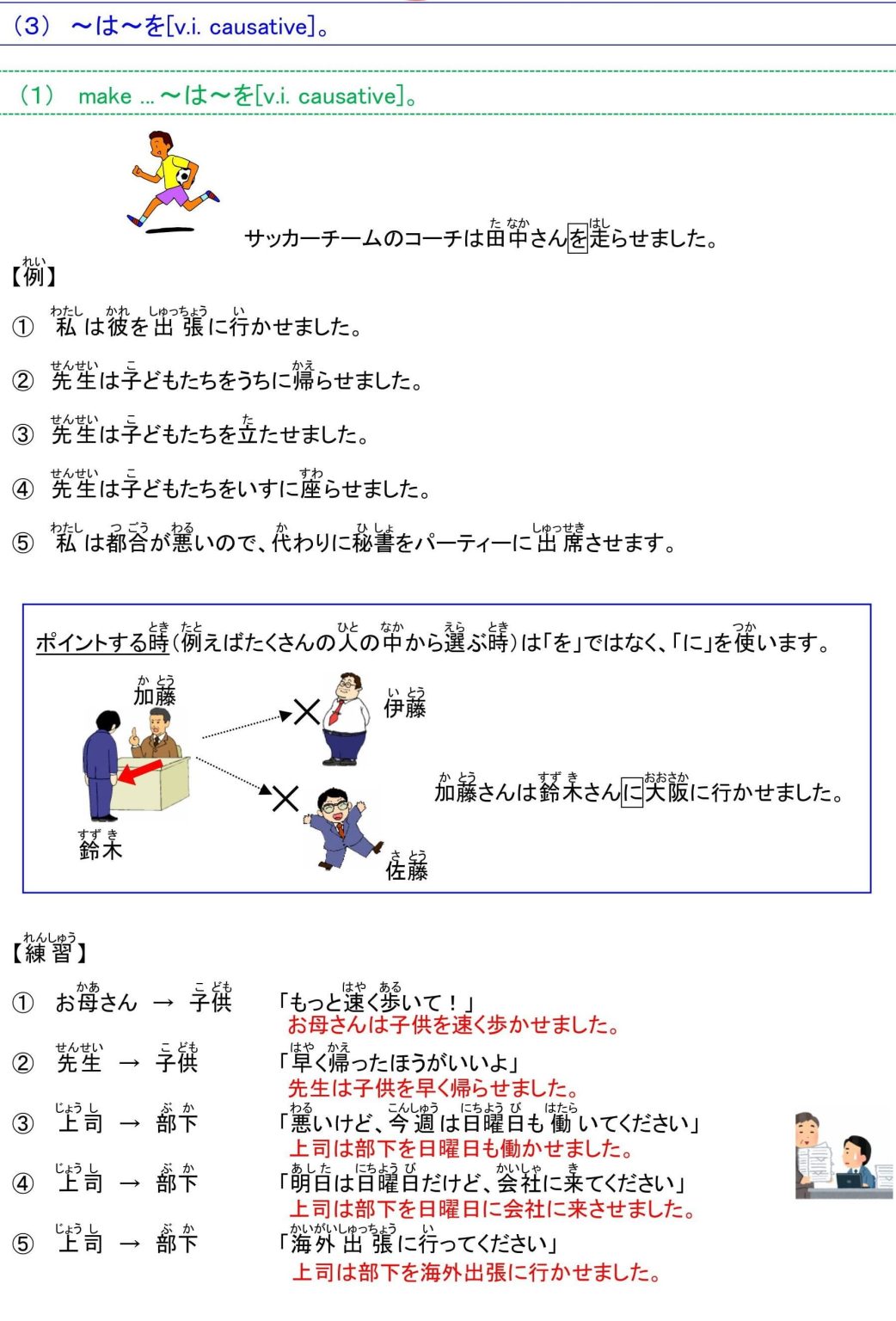 Japanese Causative Form Explained